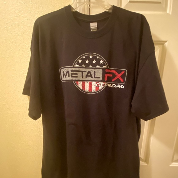 Shirts | Mens 2xl Metal Fx Offroad Black Short Sleeve T Double Image ...